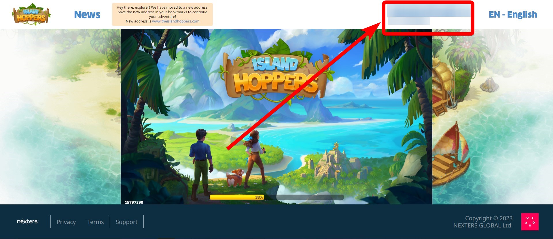 How to log in/log out of Island Hoppers account on PC – Island Hoppers
