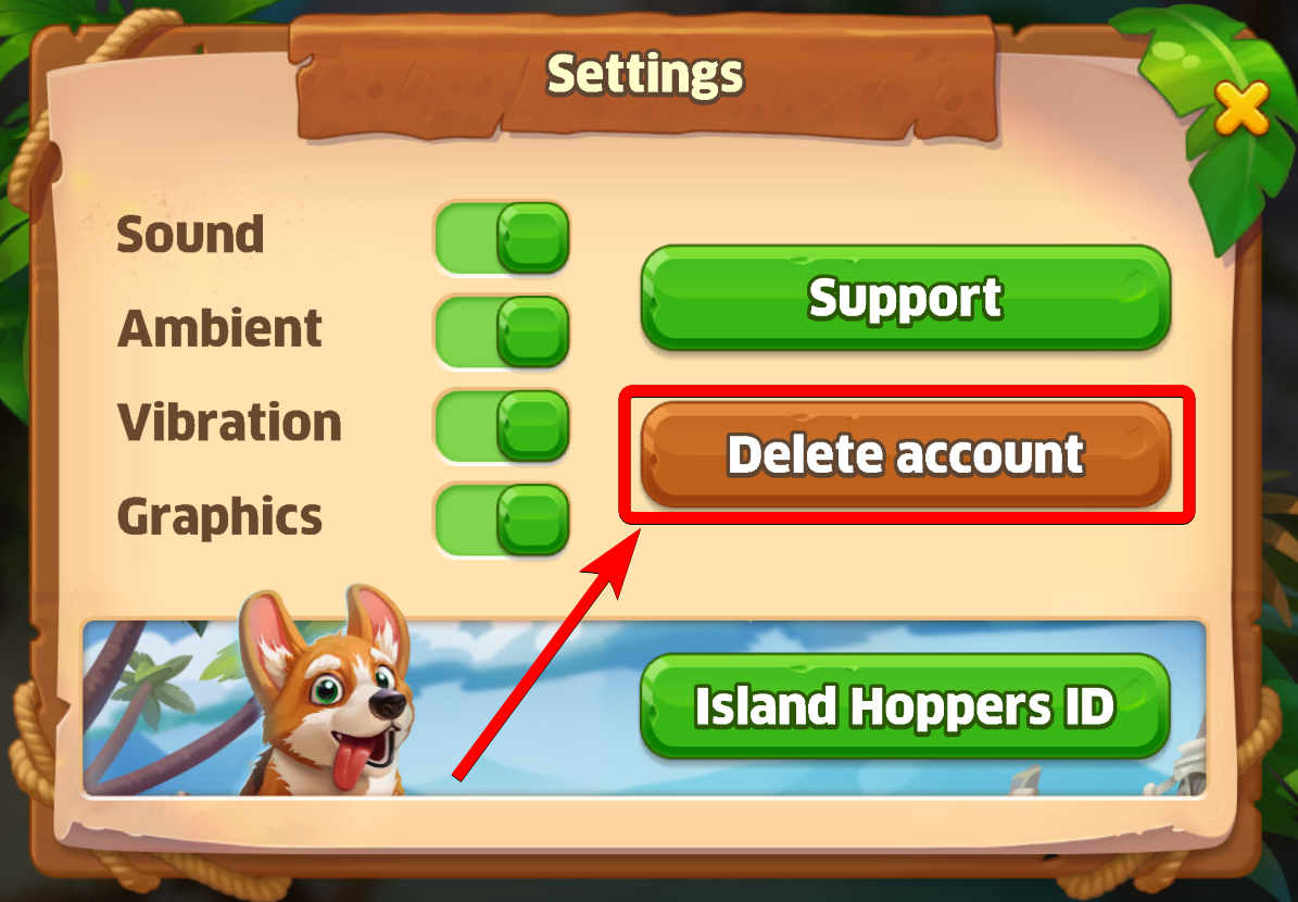 How to delete my Island Hoppers account – Island Hoppers